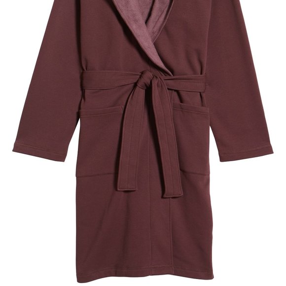 UGG | Other | Ugg Mens Brunswick Deep Burgundy Cottonjersey Robe | Poshmark